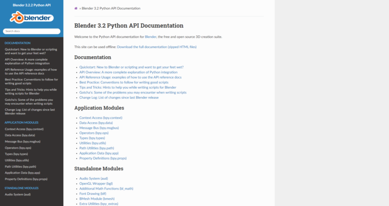【pythonライブラリ】「bpy」のサンプルコード（blender Pythonapi） Yuni Wiki