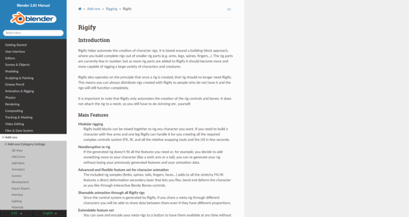 【Blenderアドオン】「Rigify」の使用方法 | YuNi-Wiki
